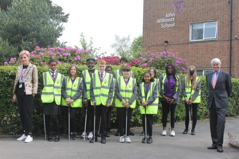 MP praises John Willmott School's litter picking students